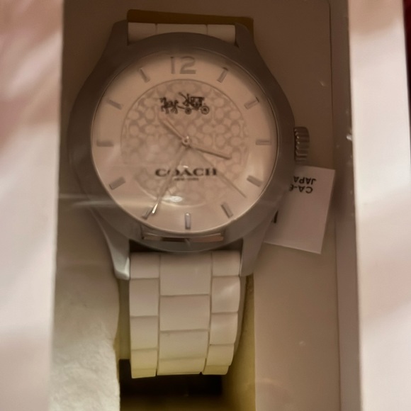 Coach | Accessories | Coach White Watch | Poshmark